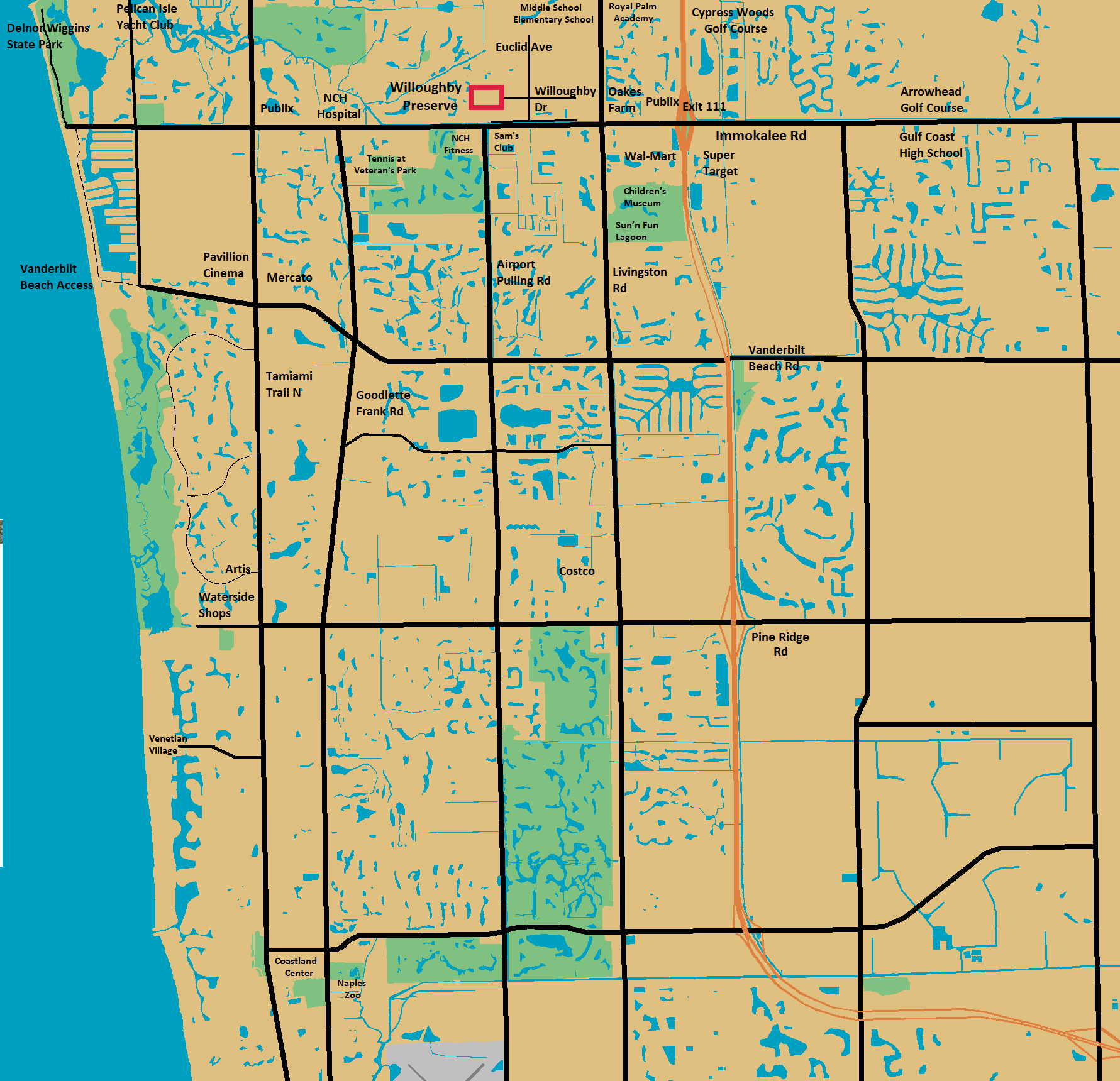 Emons Naples Fl Map
